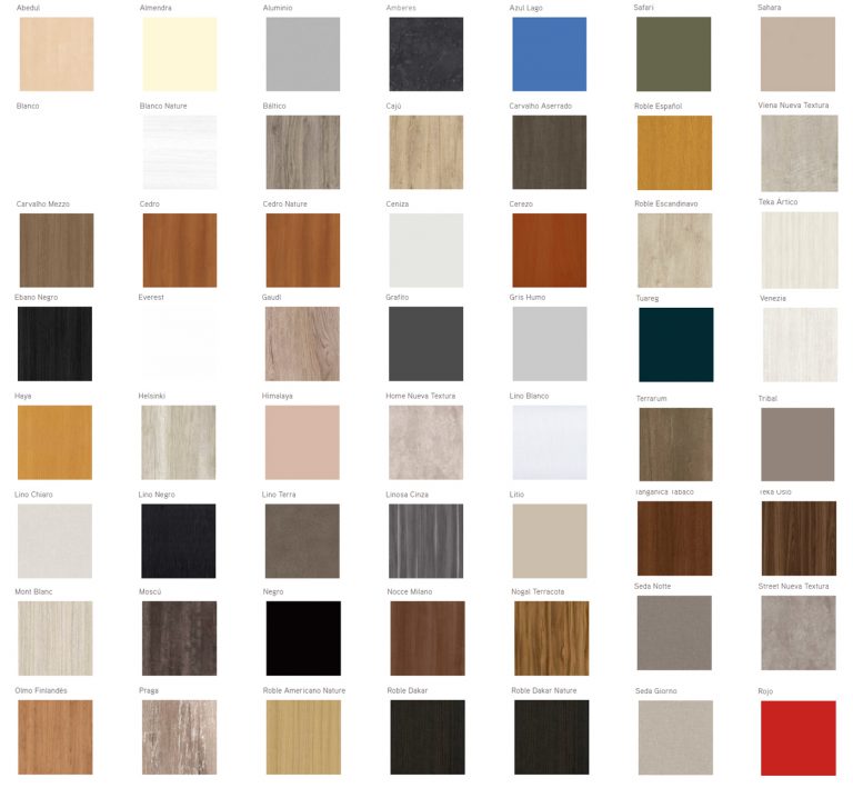 muestrario colores - Dimario